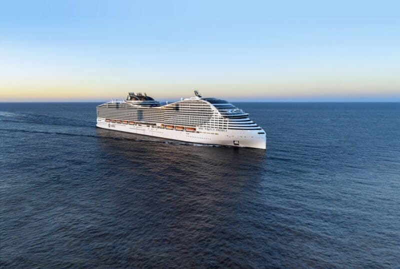 CELEBRATORY SAILING FOR MSC WORLD AMERICA